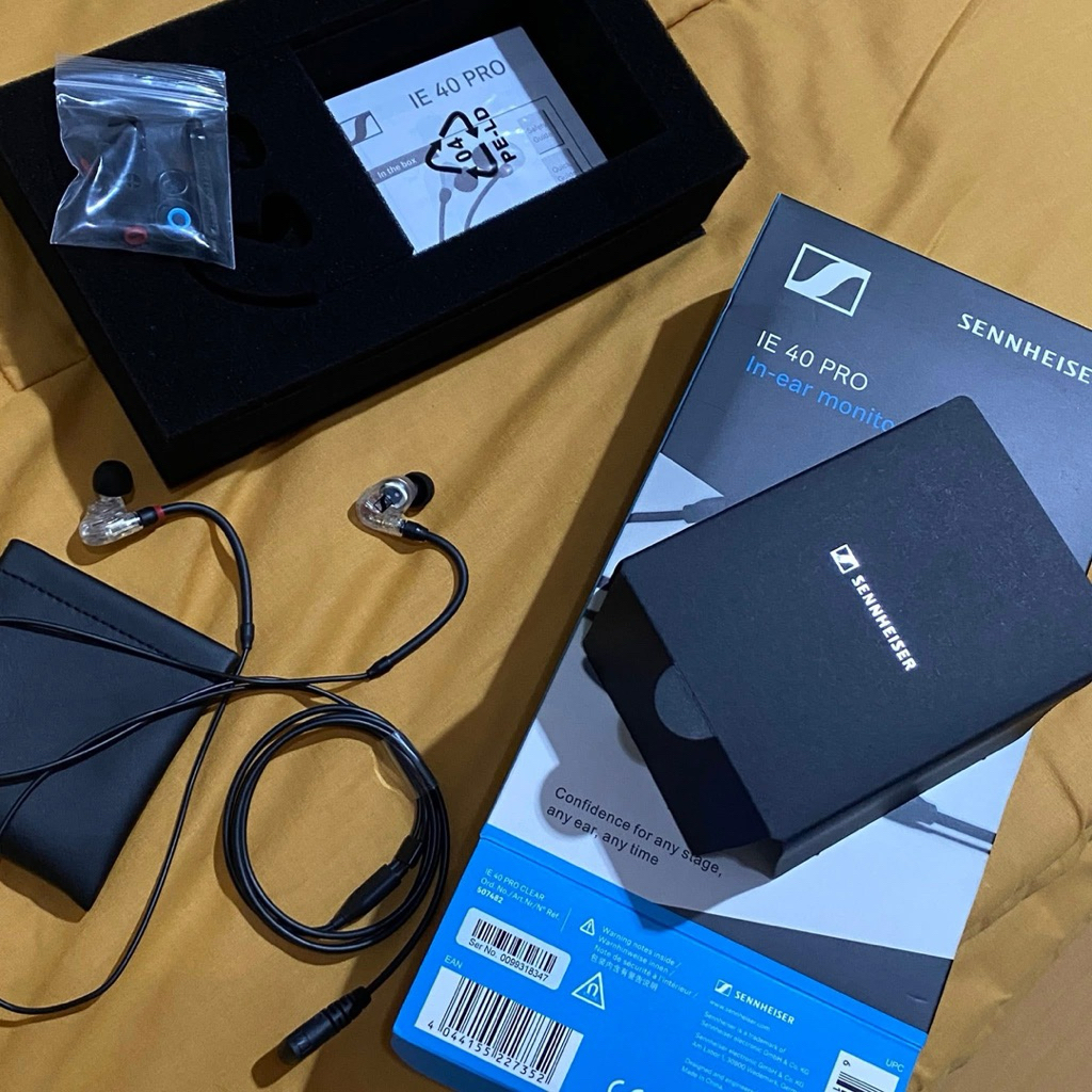 Jual Sennheiser IE 40 Pro Earphones Dynamic Monitors Second Original ...