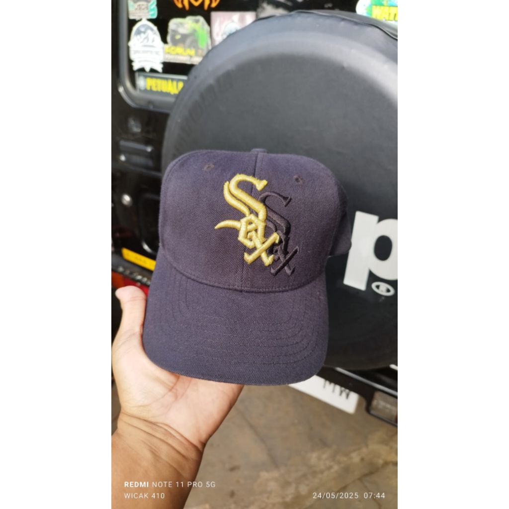 Jual Topi sox MLB double logo | Shopee Indonesia