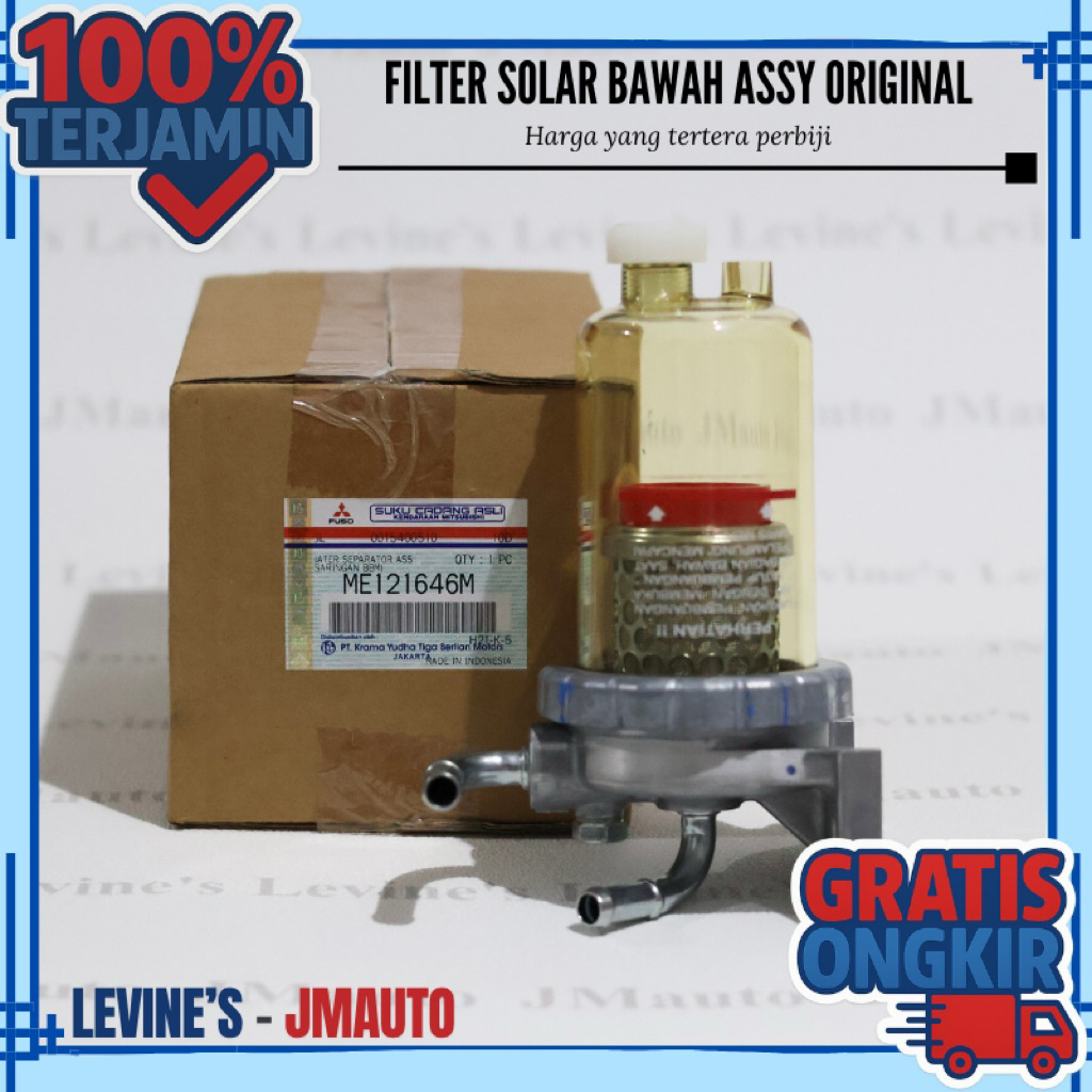 Jual filter solar bawah lengkap canter original ME121646M / water ...