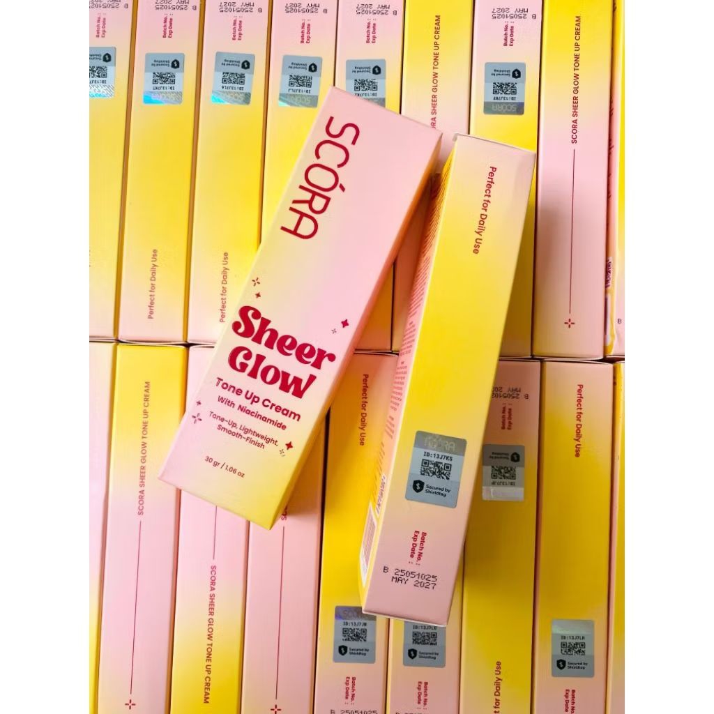 Jual SCORA [READY] SHEER GLOW TONE UP CREAM MOISTURIZER 30gr | Shopee ...
