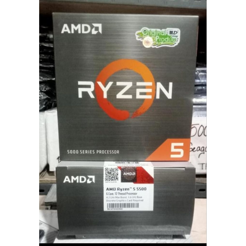 Jual AMD Ryzen 5 5500 Box New | Shopee Indonesia
