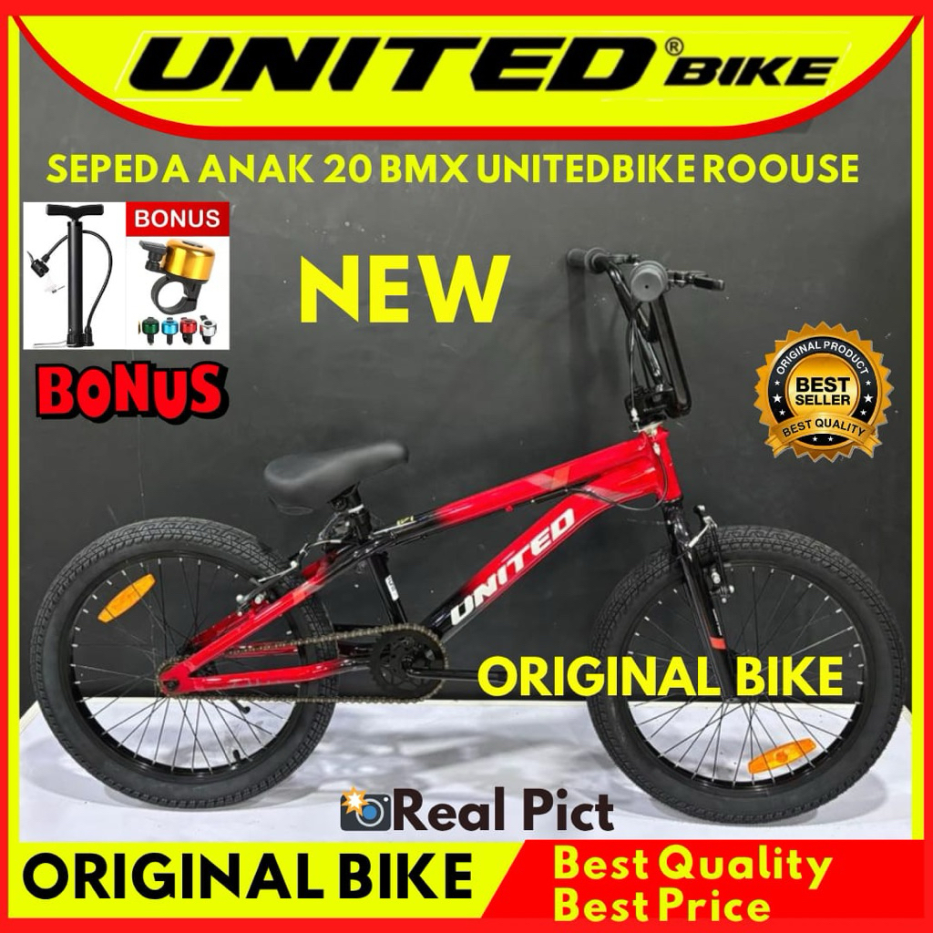Jual Sepeda Anak Laki Laki 20 BMX United Roouse Rotor Freestyle Garansi ...