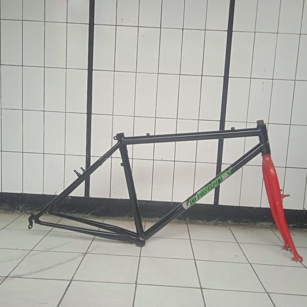 Jual Frame Fork Sepeda Vintage Chromoly Do Verty Double Biddon Dignity ...