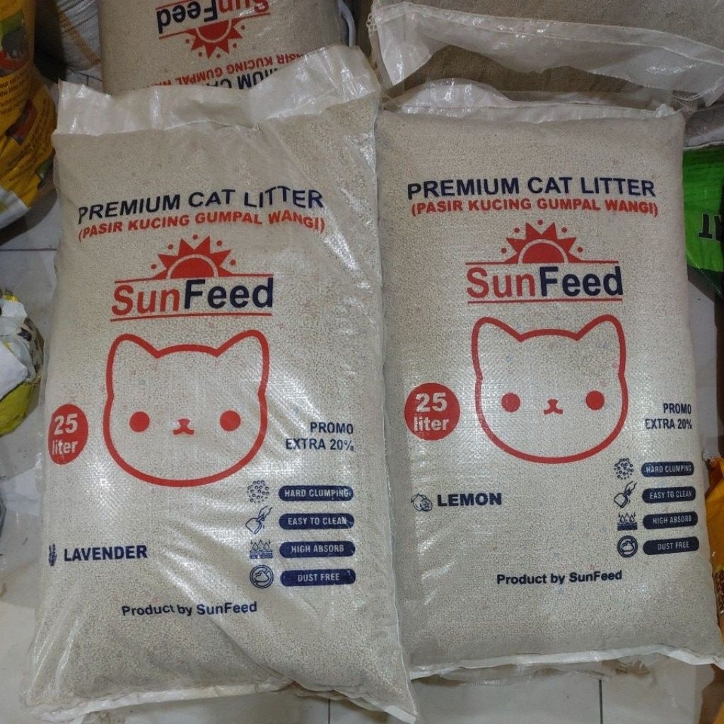 Jual Pasir bentonite SUNFEED 25L pasir gumpal premium gumpal kuat dan ...