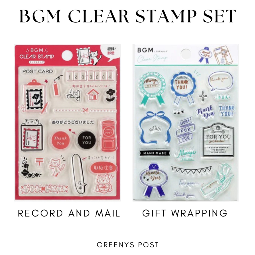 Jual BGM World Craft Clear Stamp Stempel Transparan Polimer | Shopee ...