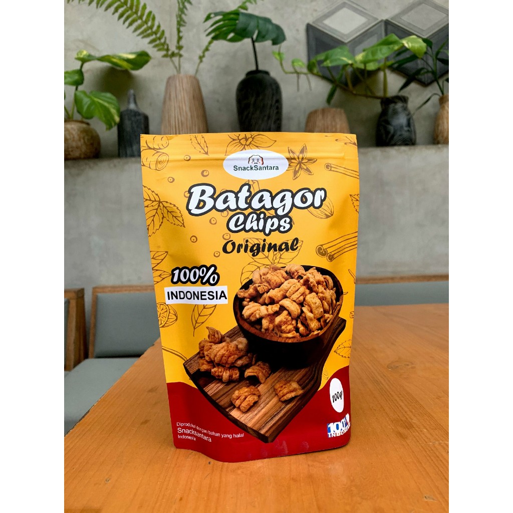 Jual Batagor Chips/Keripik Batagor Original Snacksantara | Shopee Indonesia