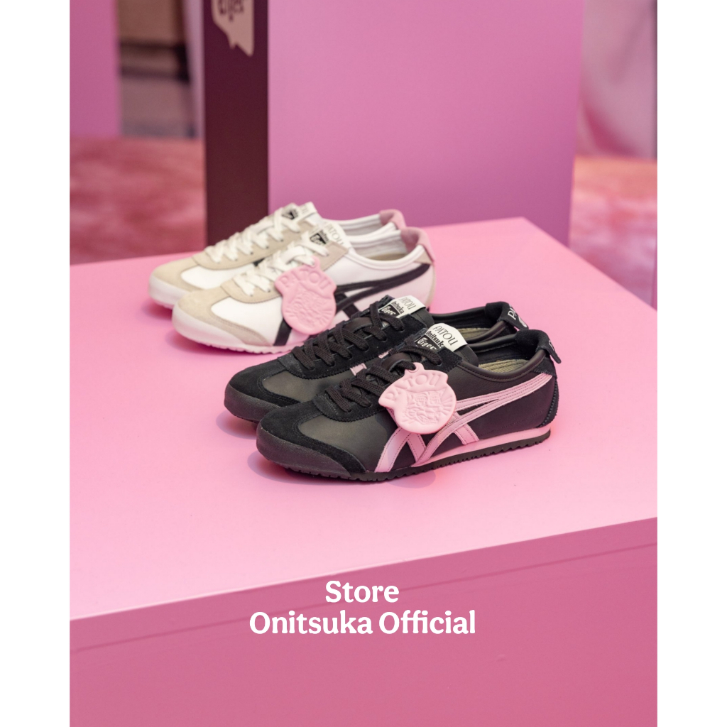 Jual Sepatu 0nitsuka Tlger Mexco66 x Patau Hitam Pink | Shopee Indonesia