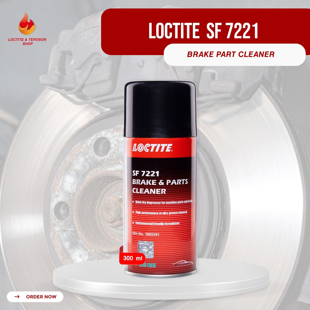 Jual PEMBERSIH REM MOBIL LOCTITE SF 7221, 300ML BRAKE PART CLEANER ...
