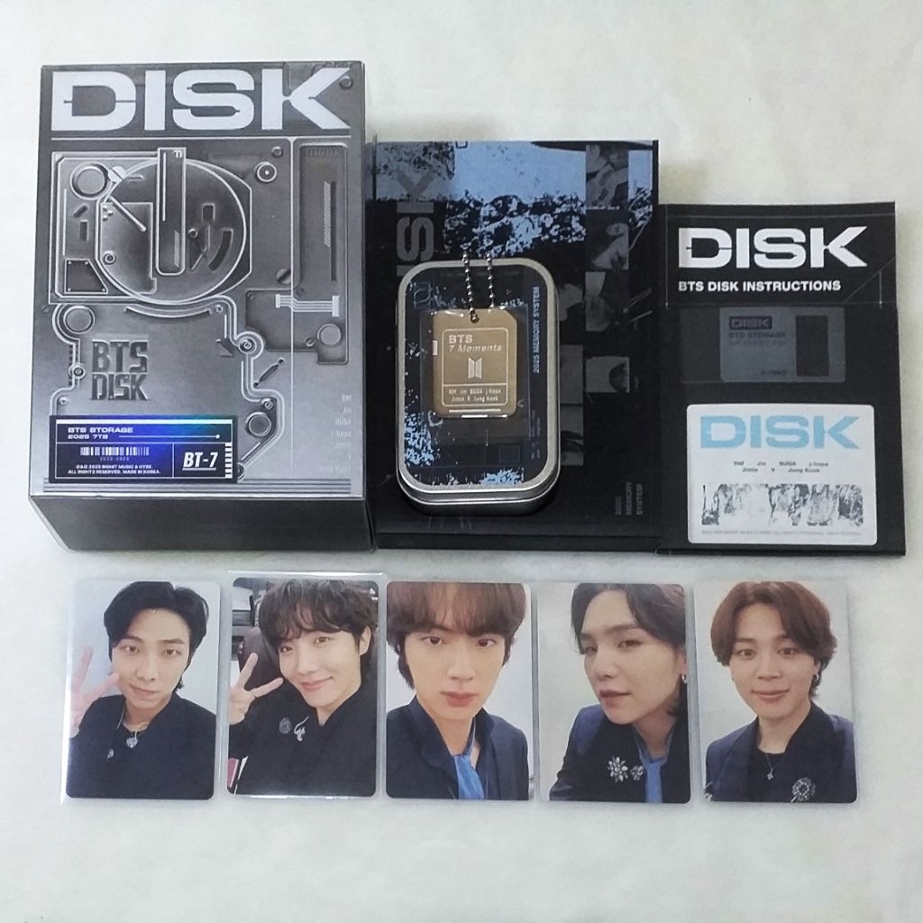 Jual [READY] Official BTS 7 Moments Photobook Digicode Photocard RM Jin Suga J-hope Jimin V ...