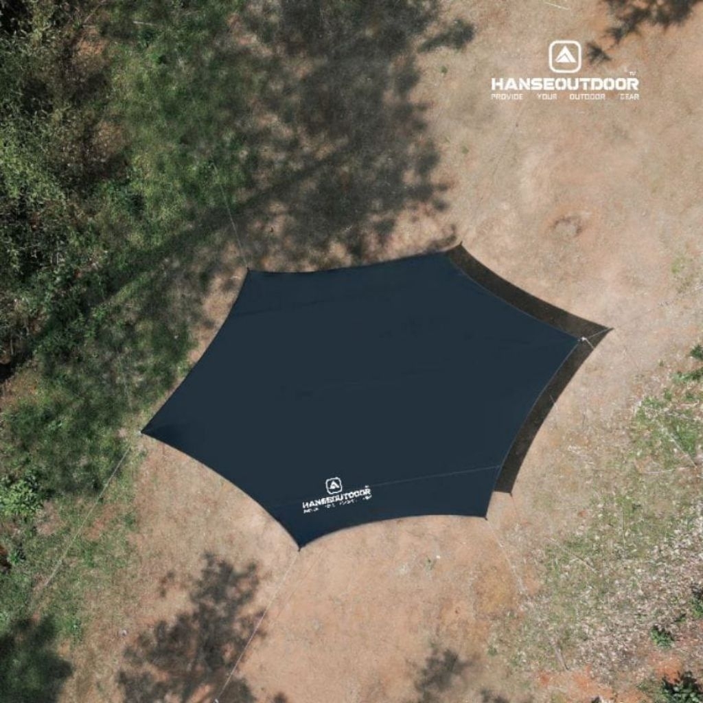 Jual flysheet hexagonal segi 6m persegi series UMAYYAH flysheet ...