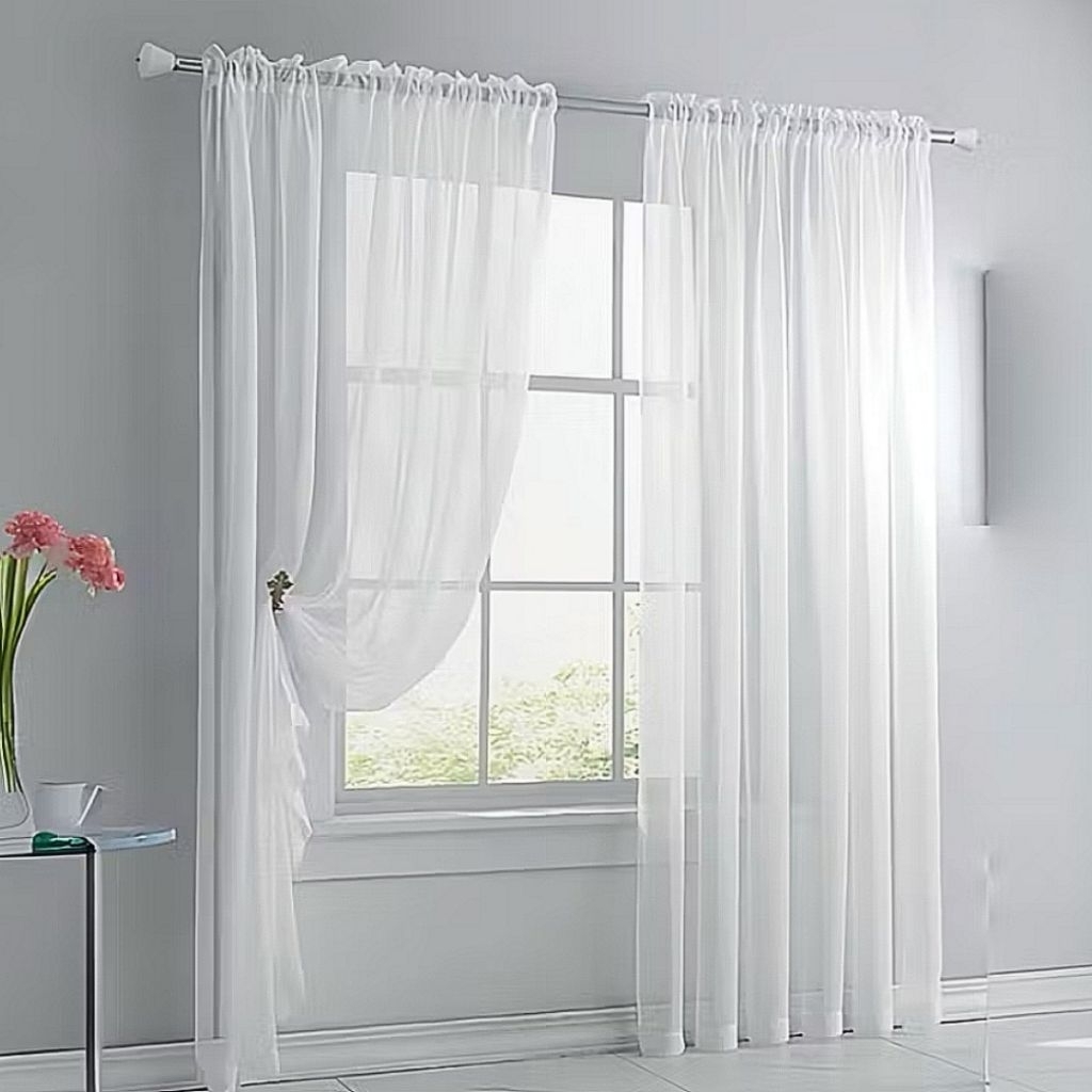 Jual VITRASE GORDEN TRANSPARAN PUTIH - HORDEN TRANSPARAN | Shopee Indonesia