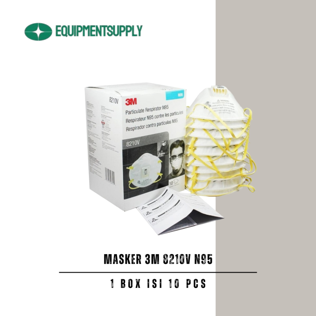 Jual Masker 3M 8210V N95 1 Box isi 10 Pcs | Shopee Indonesia