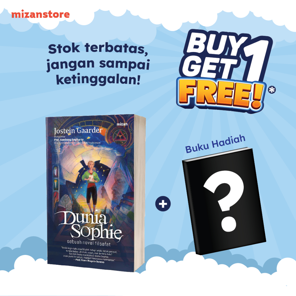 Jual [Mizan] Dunia Sophie Republish 2025 - Jostein Gaarder | Novel Terjemahan | Shopee Indonesia