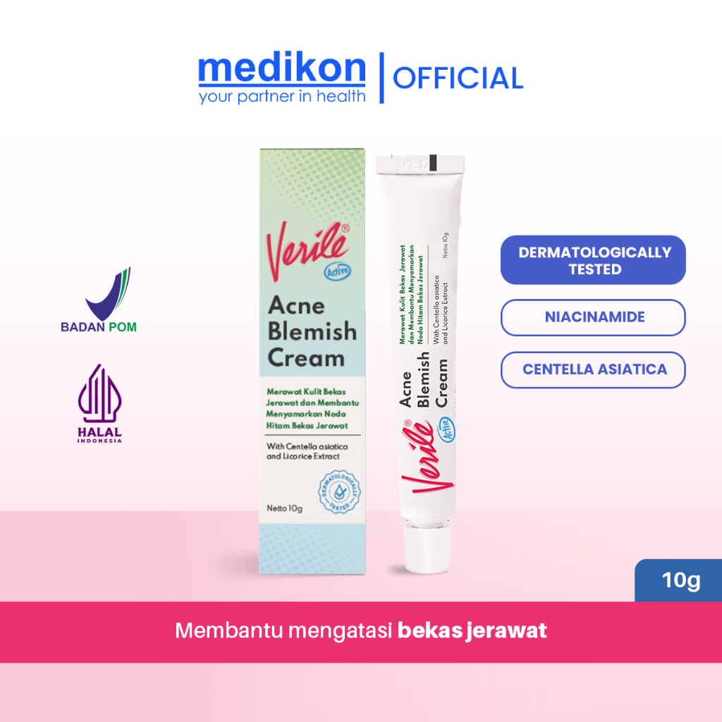 Jual Medikon Verile Blemish Cream 10gr | Shopee Indonesia