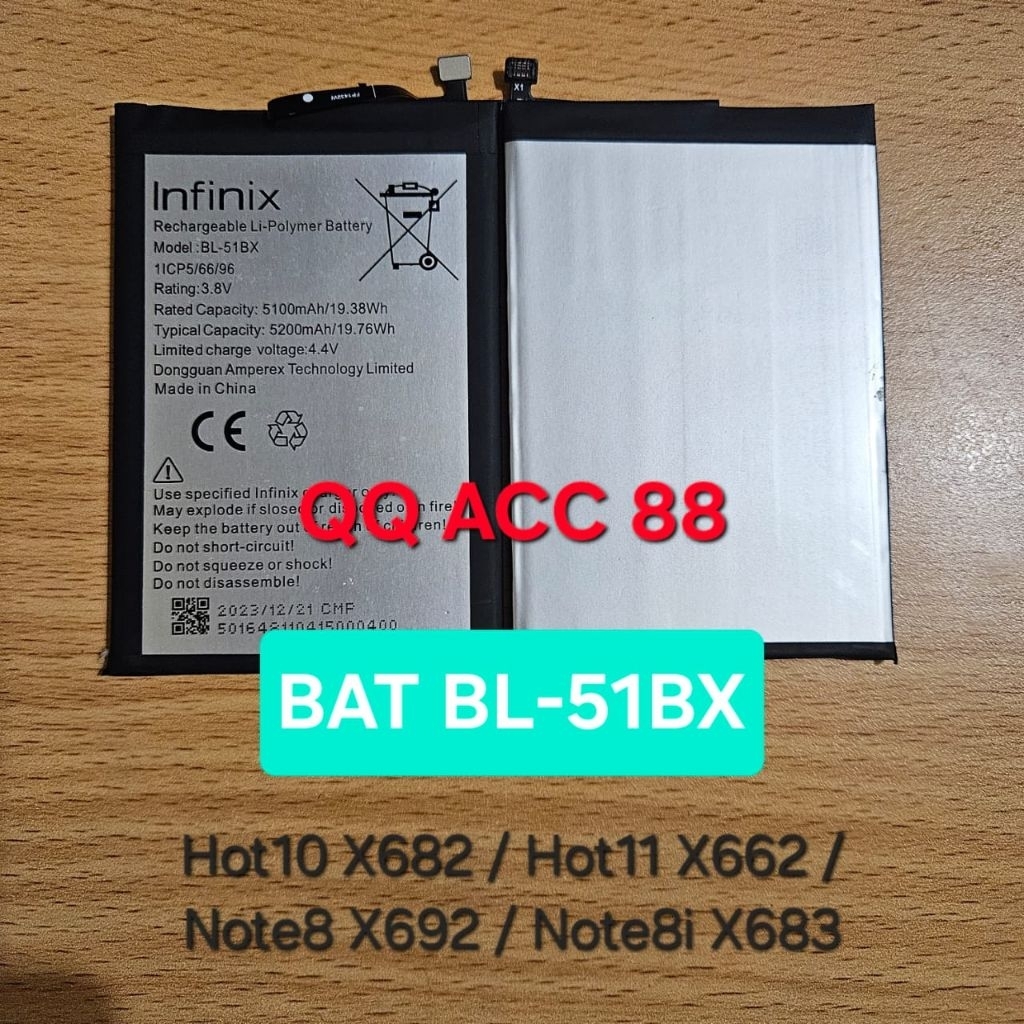 Jual Baterai Batrei Battery Original Infinix BL-51BX / Hot 10 (X682 ...