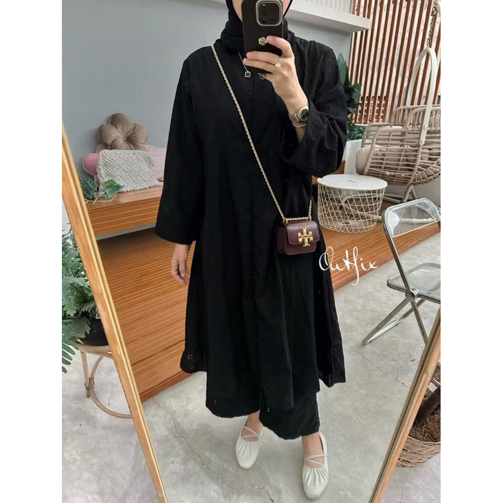 Jual Haneefa Brokat Set By Outfix | Shopee Indonesia