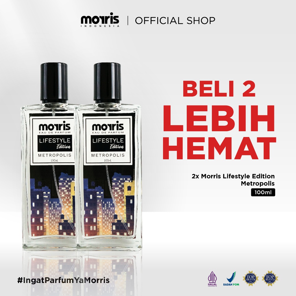 Jual Morris Lifestyle Edition Parfum Pria 100 ml x 2 Pcs | Shopee Indonesia