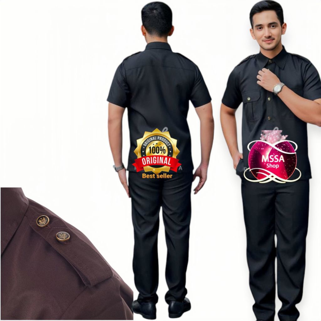 Jual KONVEKSI LANGSUNG Stelan Seragam safari- seragam security- seragam ...
