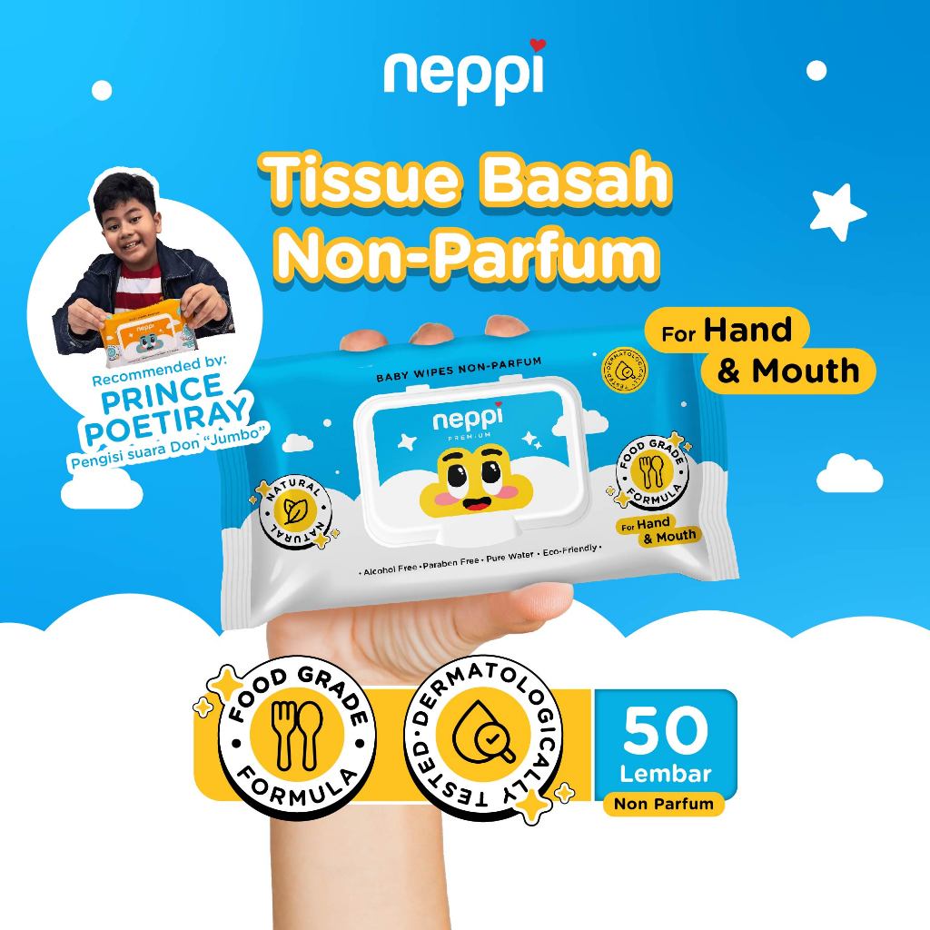 Jual Neppi Premium Wipes Non Parfum Tisu / Tissue Basah ...