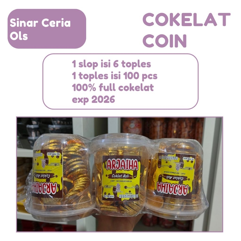 Jual COKELAT COIN 1 SLOP ISI 6 TOPLES / COKELAT COMPOUND BENTUK COIN ...