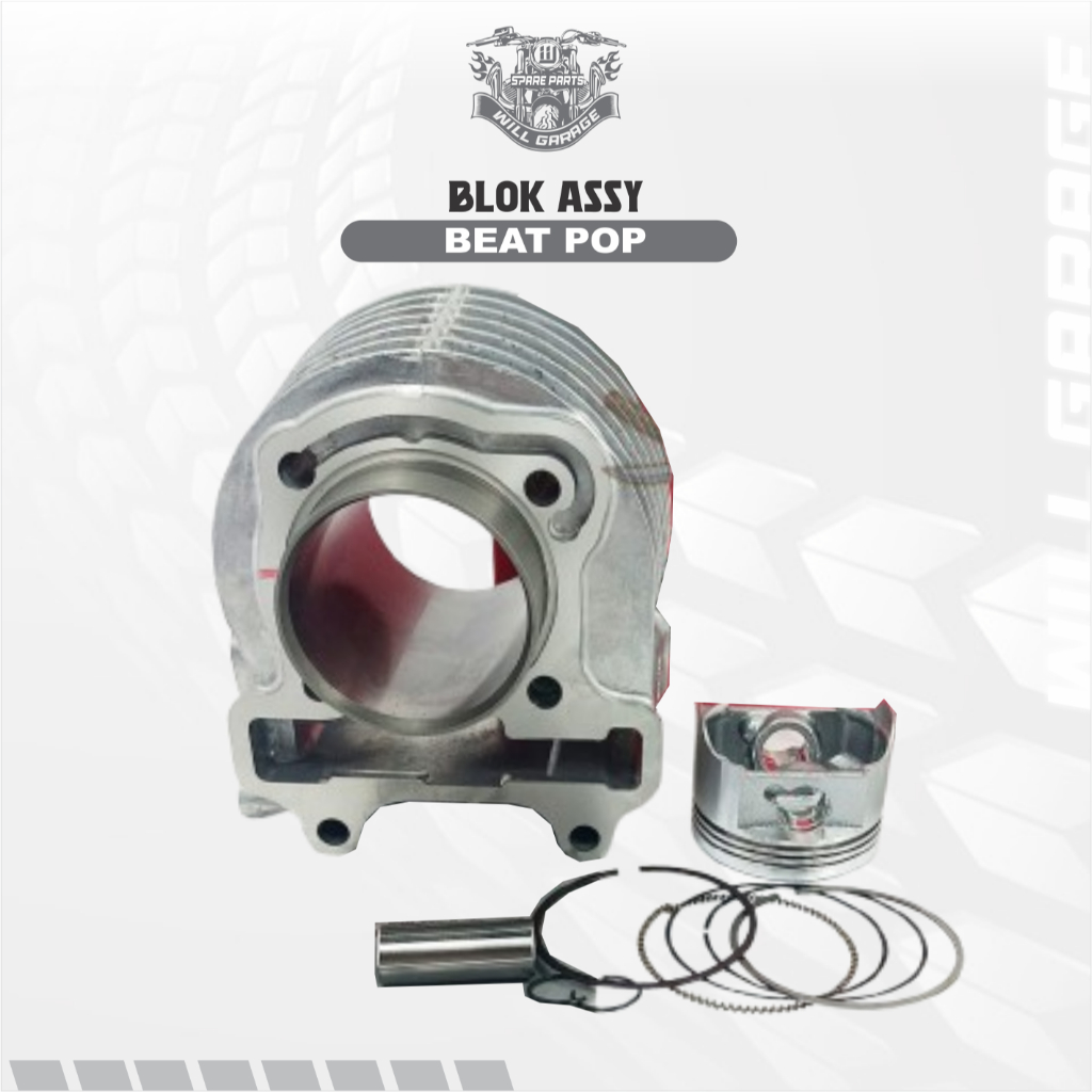Jual SILINDER BLOK ASSY / CYLINDER BLOCK ASSY / BLOK SEHER KOMPLIT BEAT ...