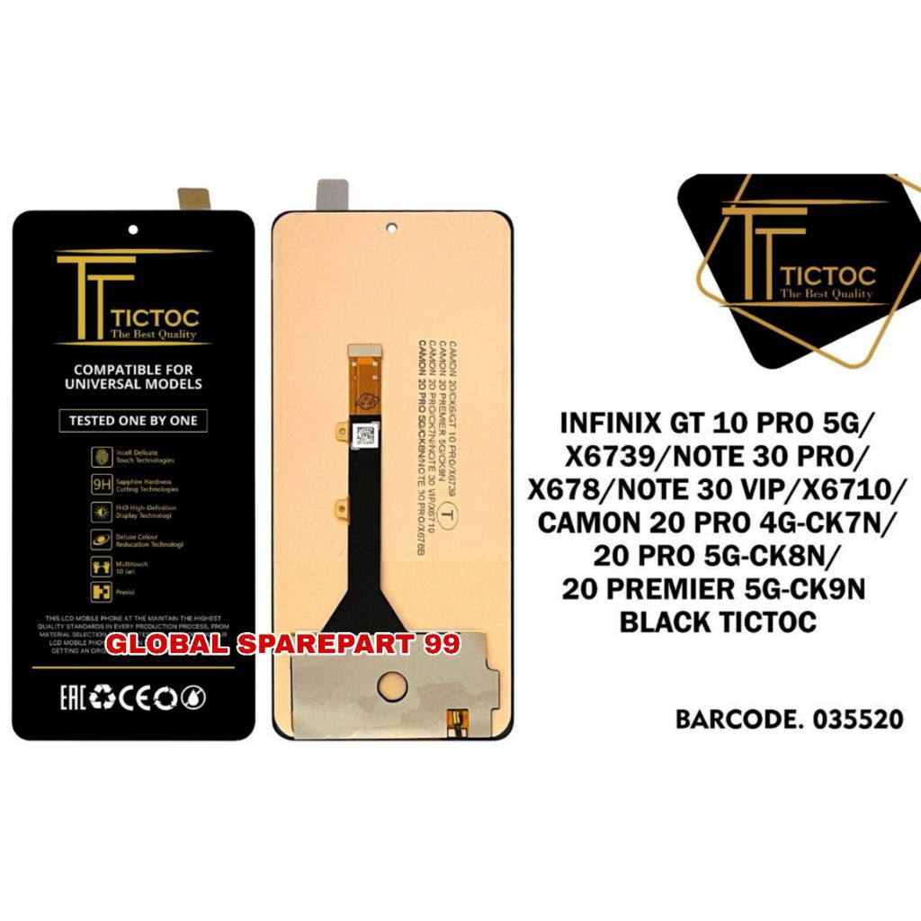 Jual LCD INFINIX GT 10 PRO 5G X6739 / NOTE 30 PRO X678 / NOTE 30 VIP ...