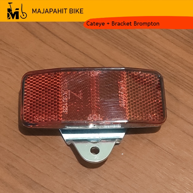 Jual Cateye reflektor dan Bracket For Brompton Bike C - Line / cat eye ...
