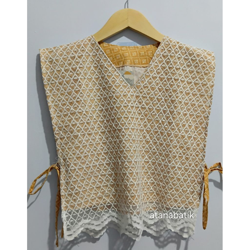 Jual Vest batik full renda | Shopee Indonesia