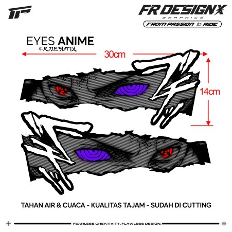 Jual STICKER MATA ANIME OBITO UCHIHA AKATKSUKI SHINOBI NARUTO SHIPPUDEN ...