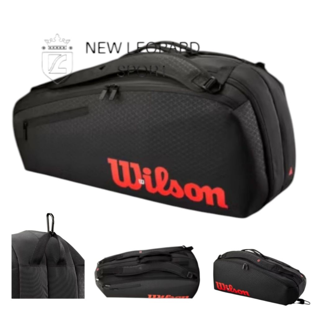 Jual Tas Wilson Super Tour Clash V3 6 Pack / Tennis Racket Bag 6 Pk ...