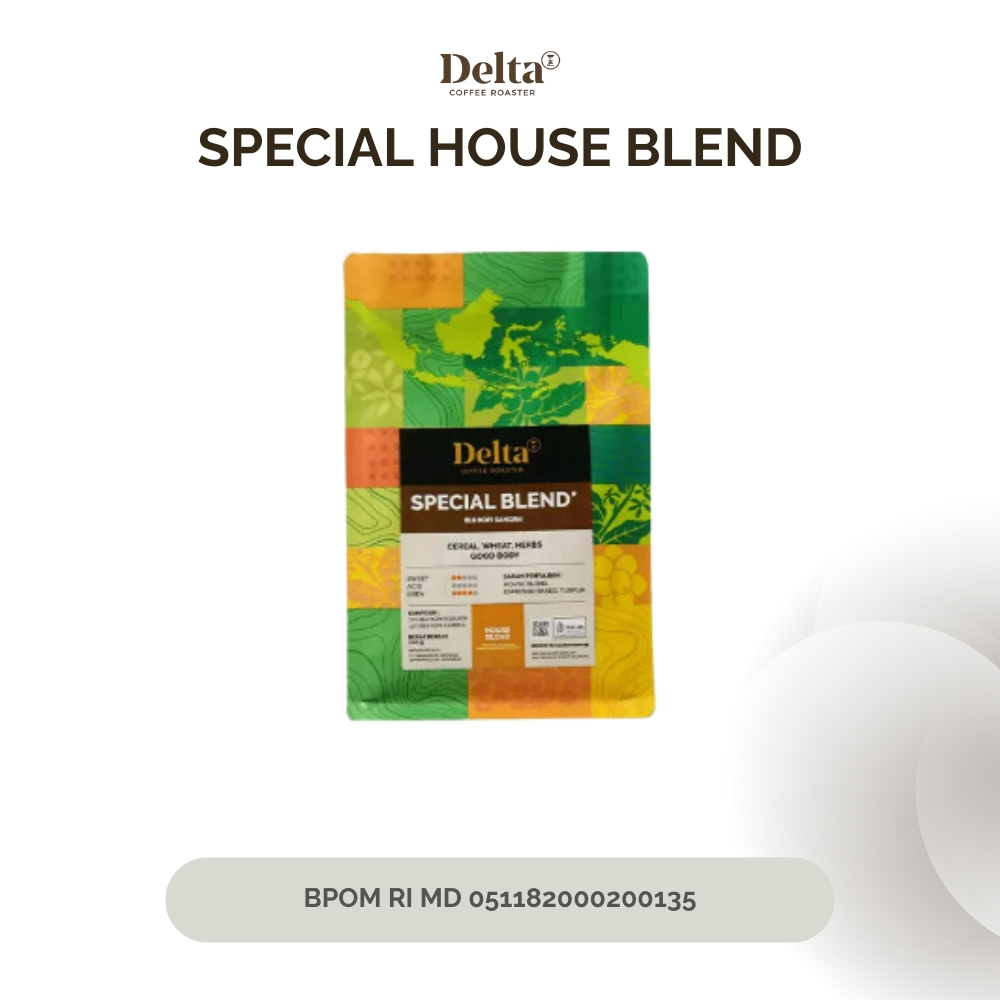 Jual DELTA COFFEE ROASTER - Special House Blend - 200gr | Shopee Indonesia
