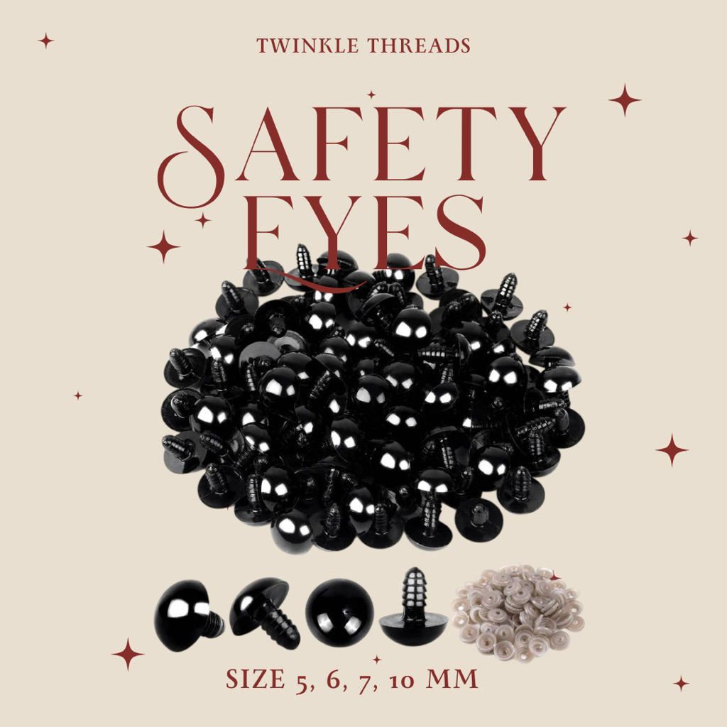 Jual Safety Eyes Mata Boneka Amigurumi - Crochet | Shopee Indonesia