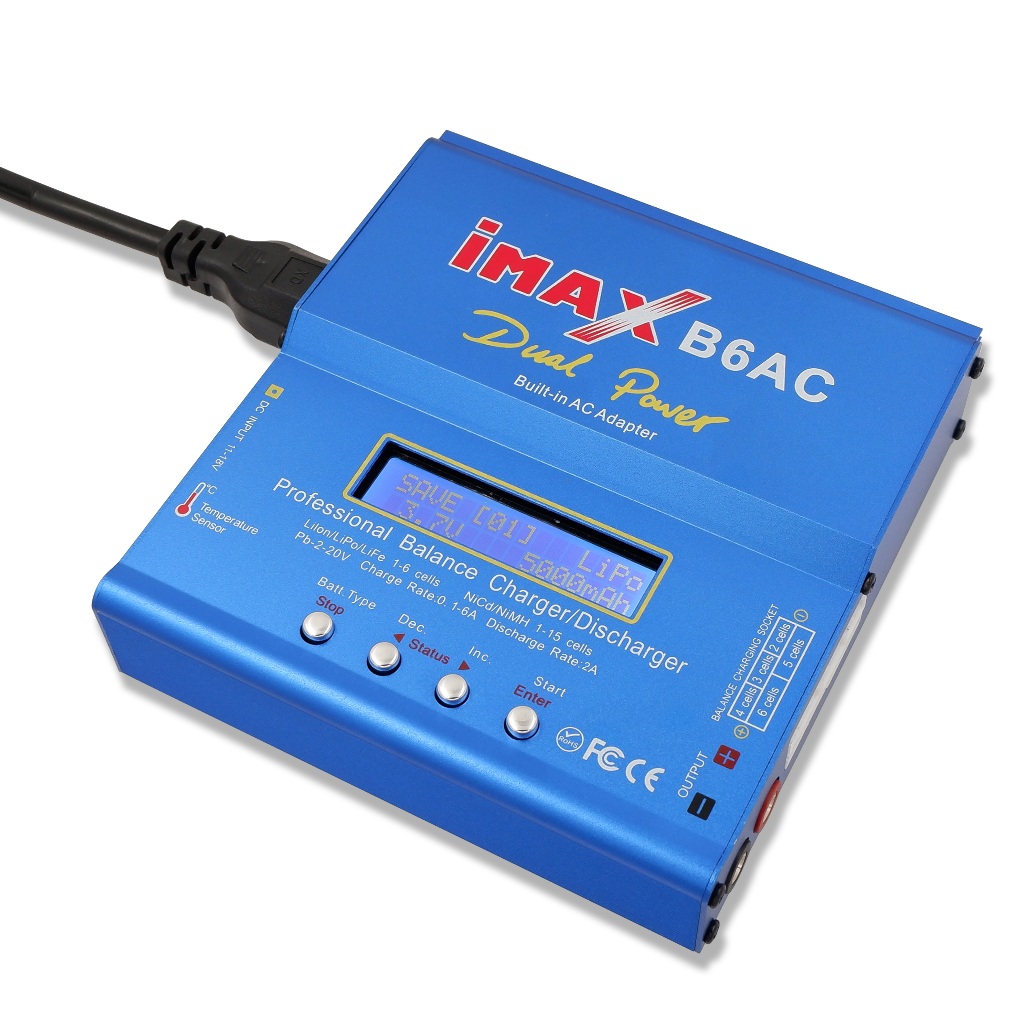 Jual iMAX B6AC V2 80W 6A Professional Balance Charger Discharger LiPo ...