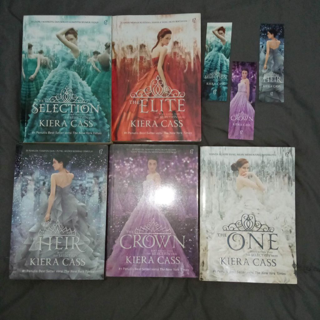 Jual Novel The Selection Series Original, The heirs, the crown, the one ...