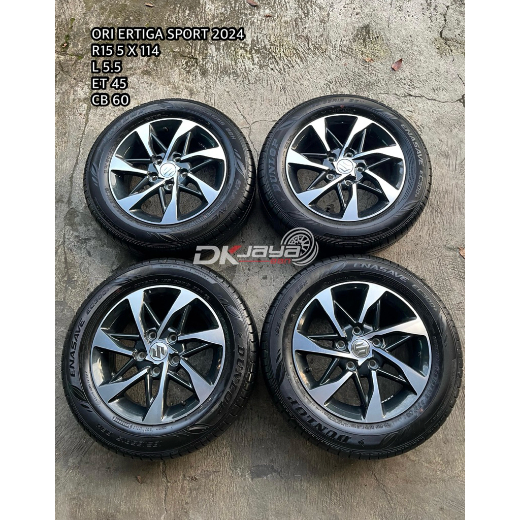 Jual VELG ORI ERTIGA SPORT R15 5 X 114 (HARGA UNTUK 4PCS VELG TANPA BAN ...