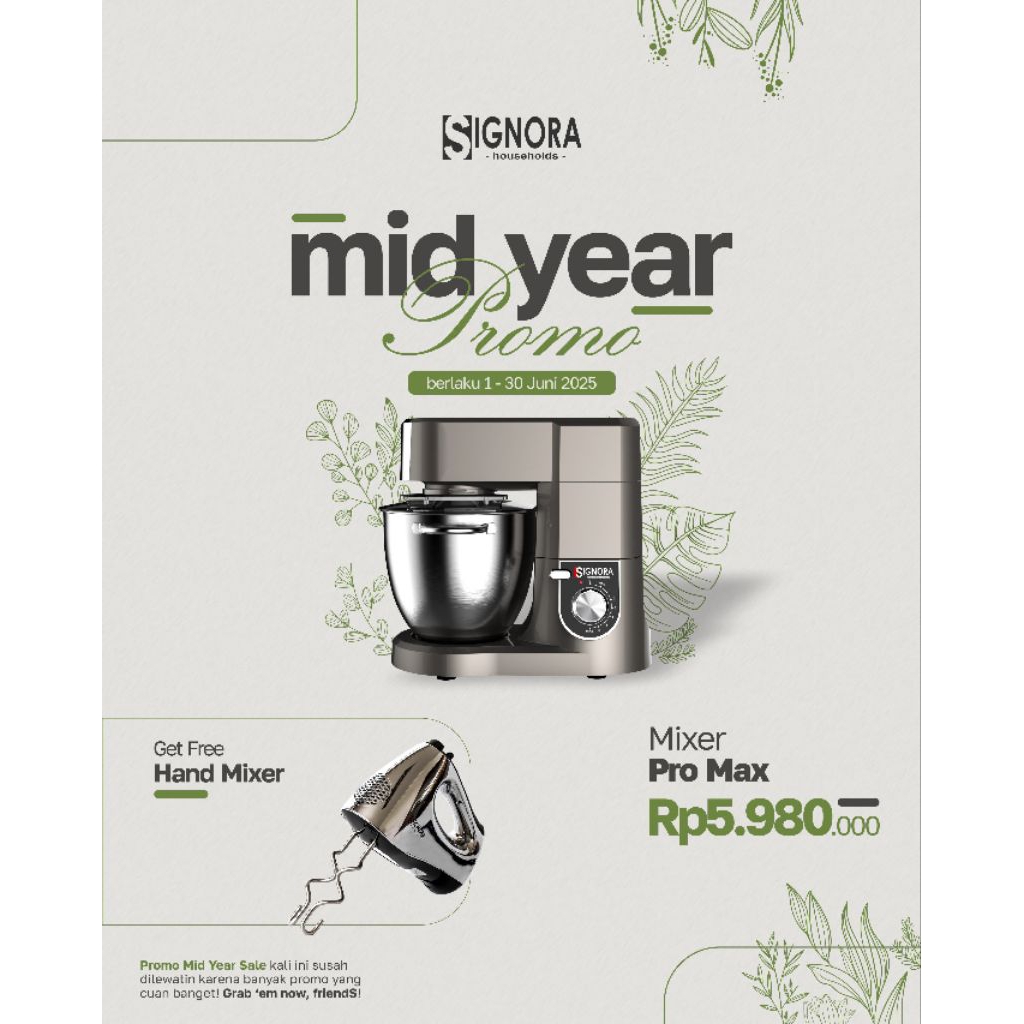 Jual Mixer Promax Signora Gratis Paking Kayu Dan Berhadiah Langsung ...