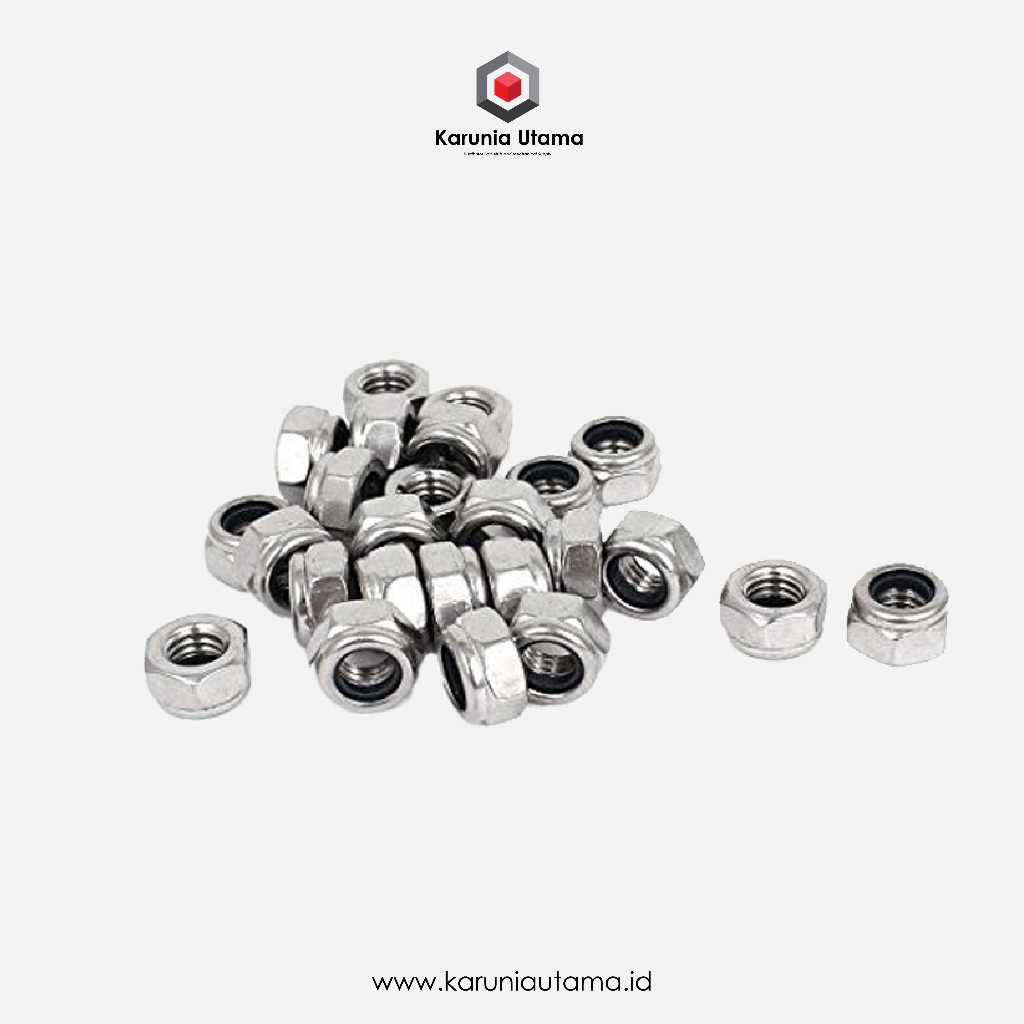 Jual Nylon Nut Besi Galvanis M5 | Shopee Indonesia