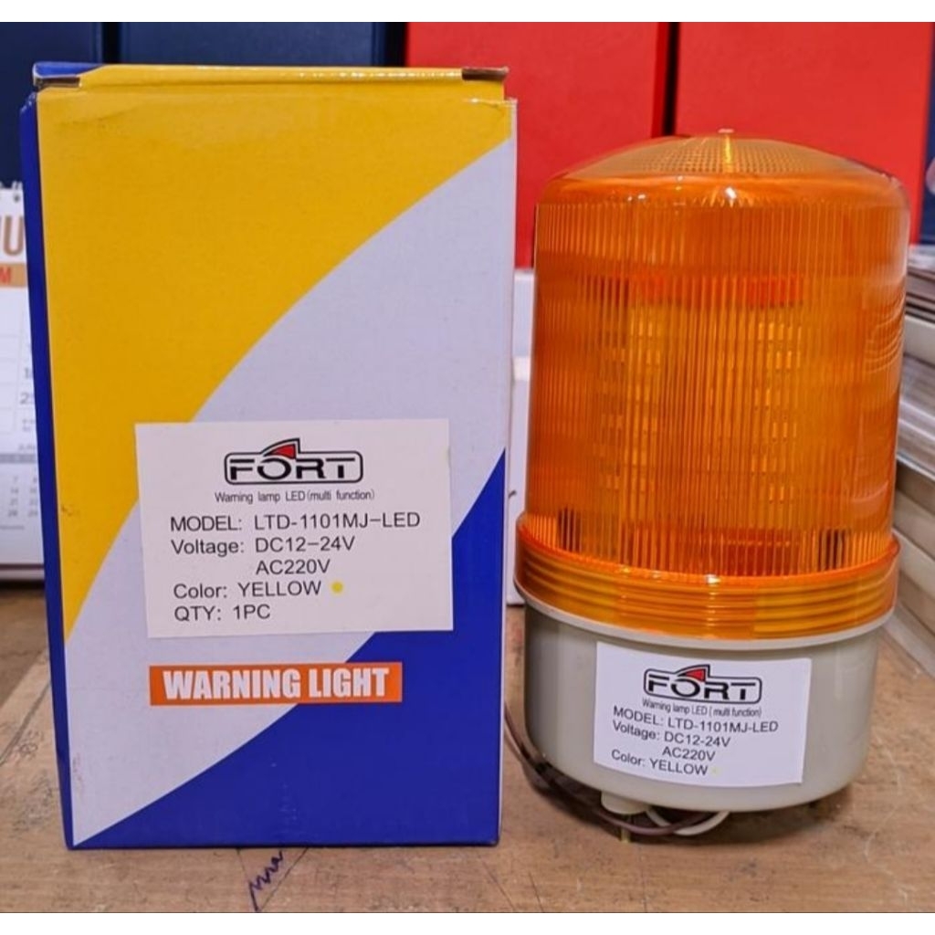 Jual FORT/DV Warning Light LTD-1101M LED NON Buzzer 4inch/LTD-1101MJ ...