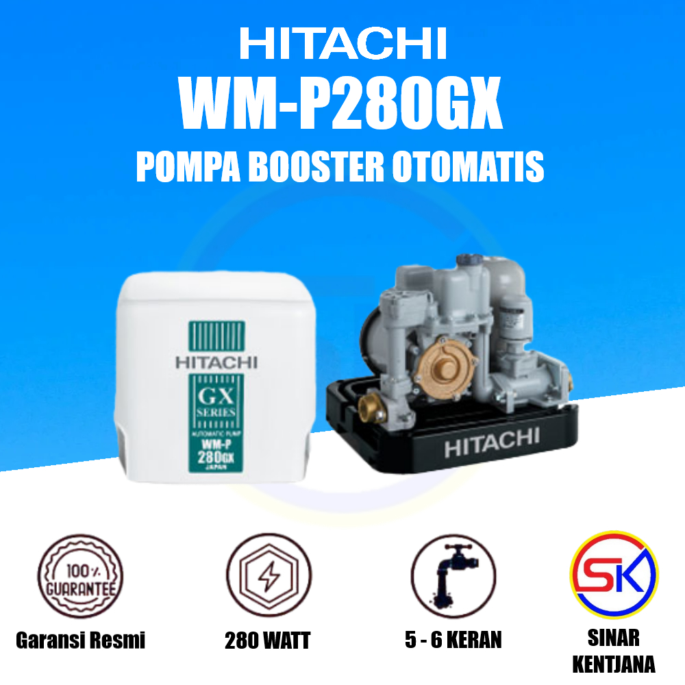 Jual Pompa Air Hitachi WMP-280GX Original & Garansi Resmi Hitachi ...