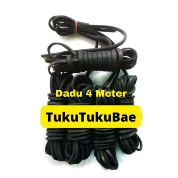 Jual TALI KARET IKAT KOTAK DADU 4 meter IKAT BARANG MOTOR | Shopee ...
