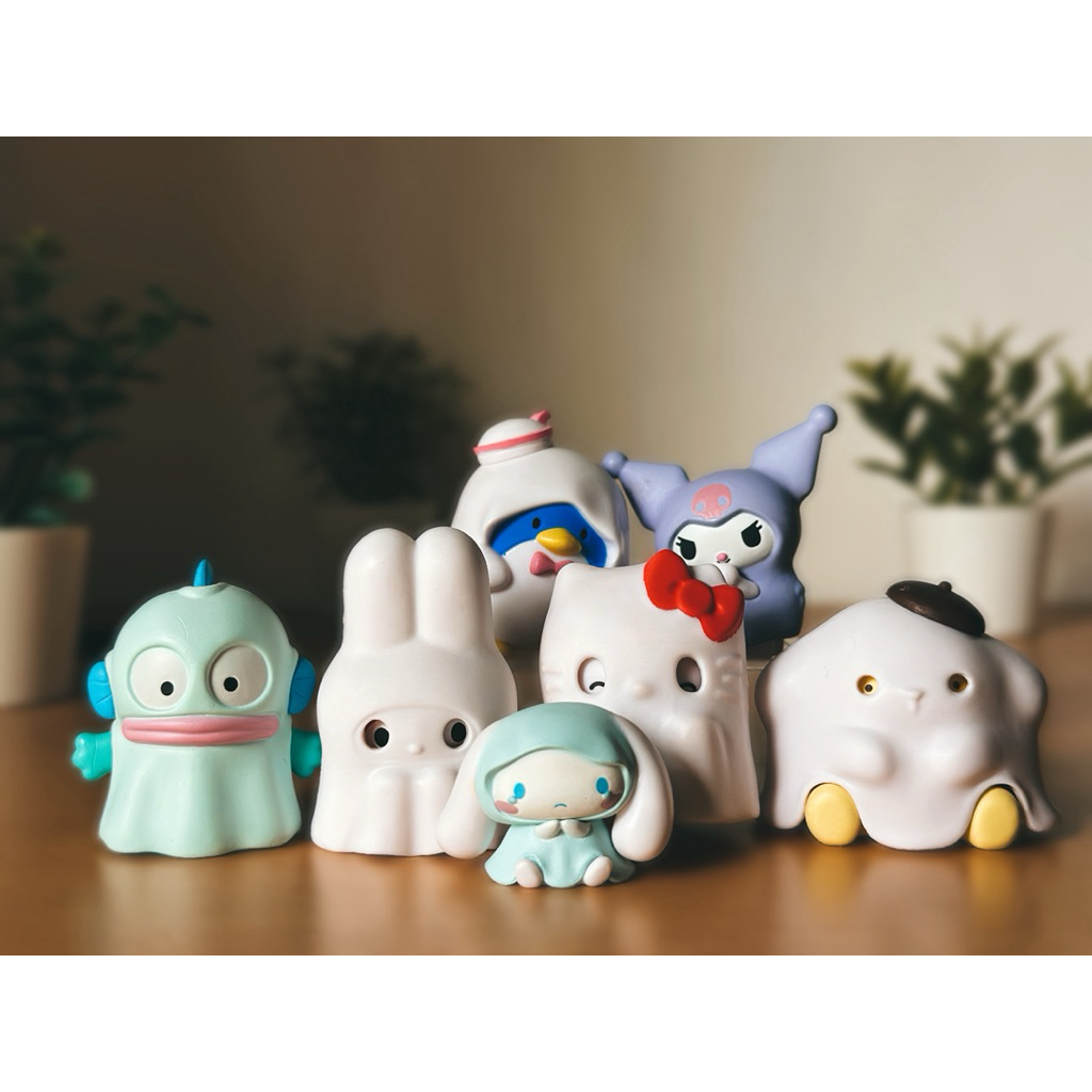 Jual Figure Sanrio Ghost Costume Hello Kitty Hangyodon Kuromi My Melody ...
