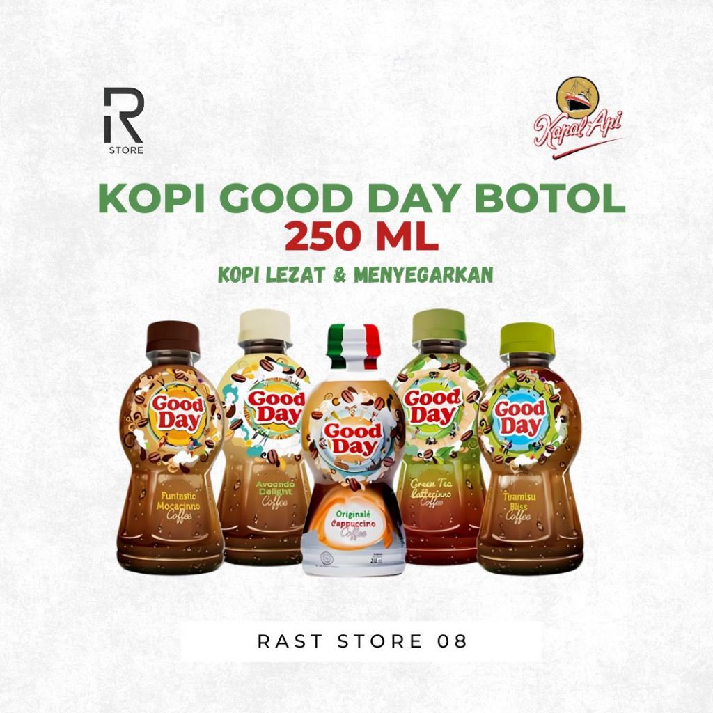 Jual Kopi Good Day Botol 250ml | Kopi Instan Enak Menyegarkan Tersedia ...