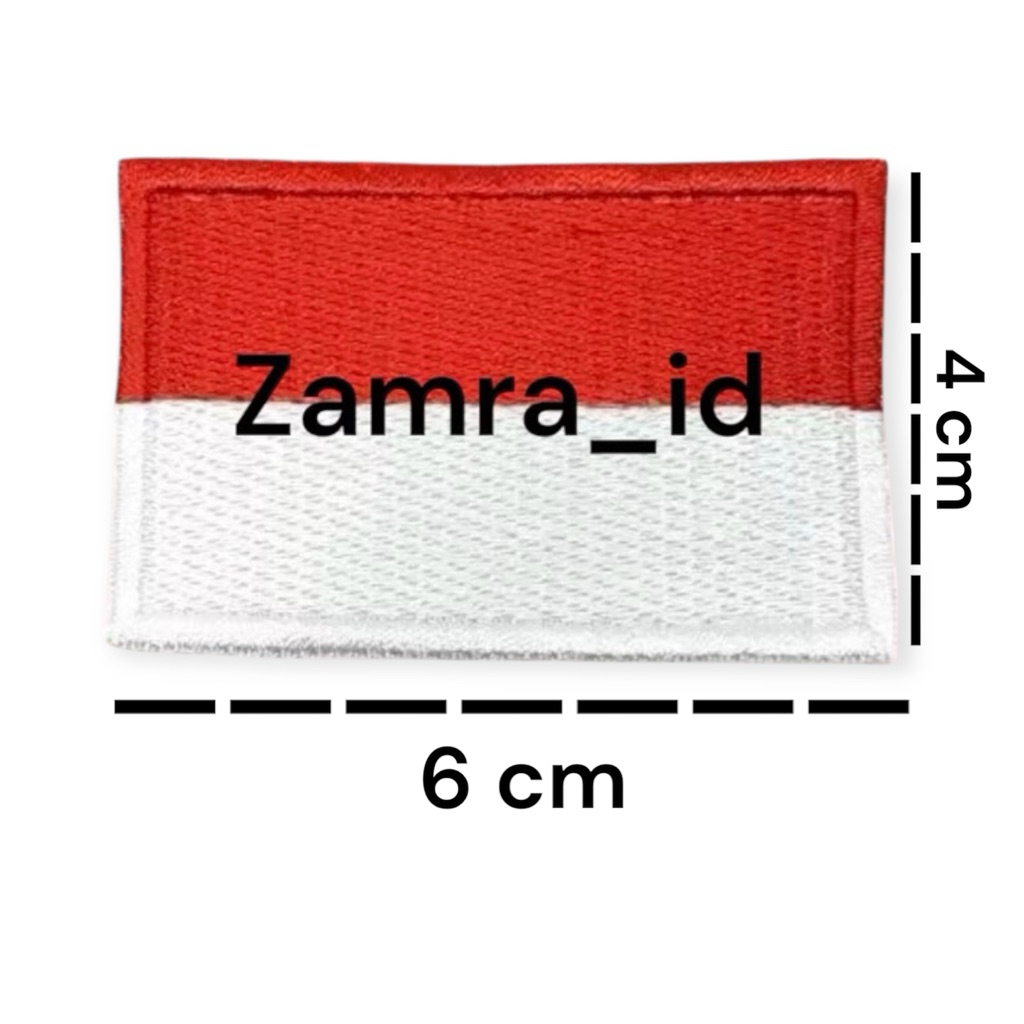 Jual BENDERA MERAH PUTIH BORDIR 6 X 4 CM | Shopee Indonesia