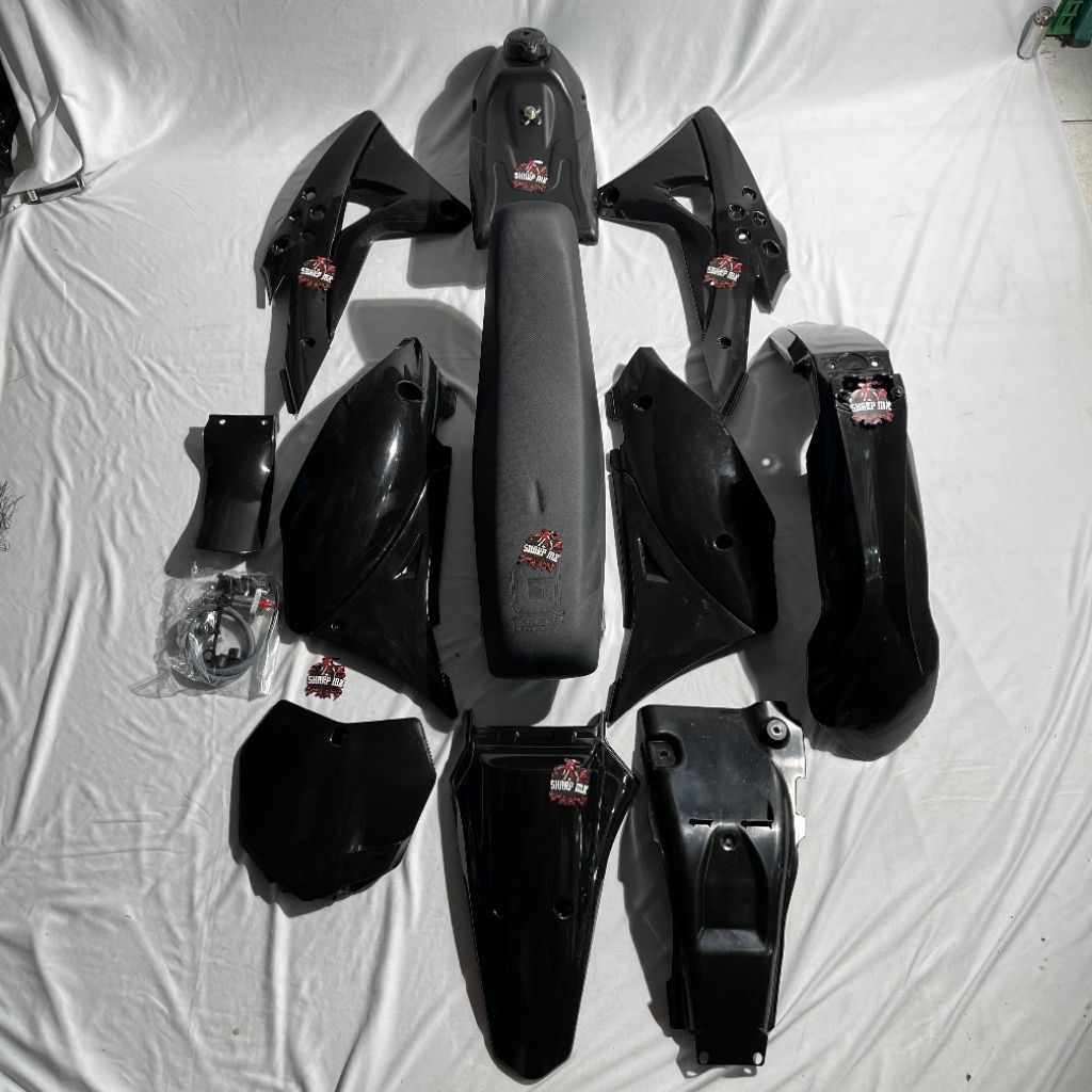 Jual BODYSET GORDON FULL BODY SET KLX 150 GORDON PUTIH FULL TANGKI ...