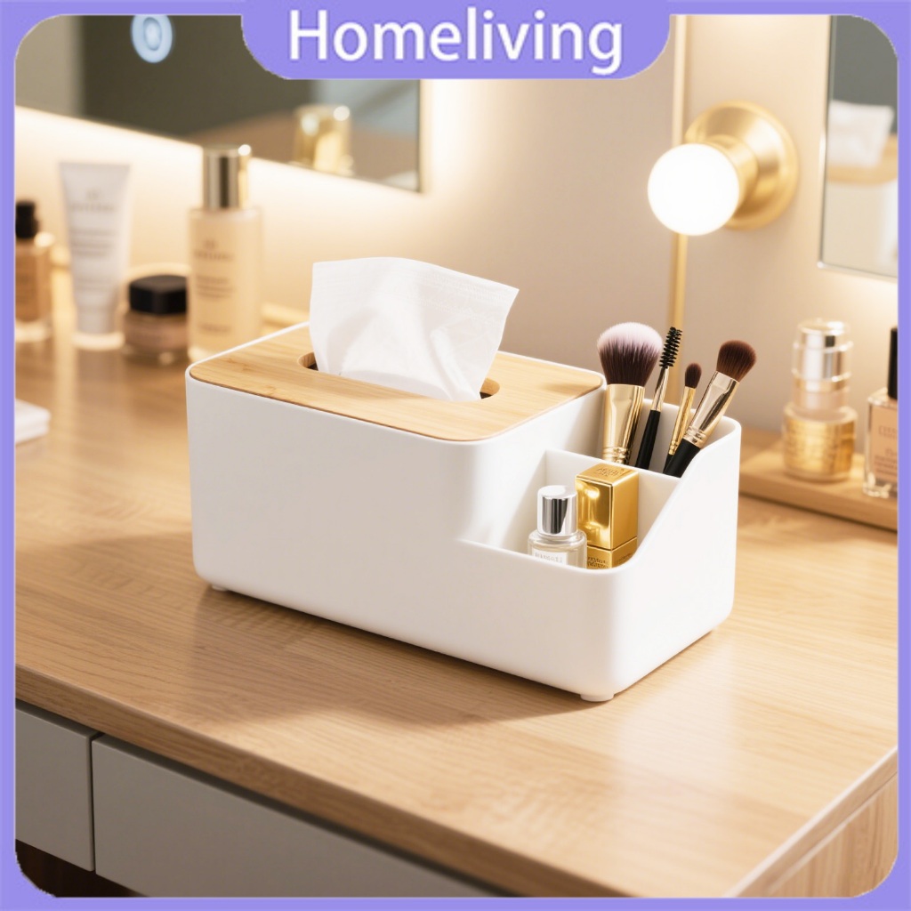 Jual Homeliving Rak Kotak Tissue Tempat Meja Penyimpanan Make Up ...