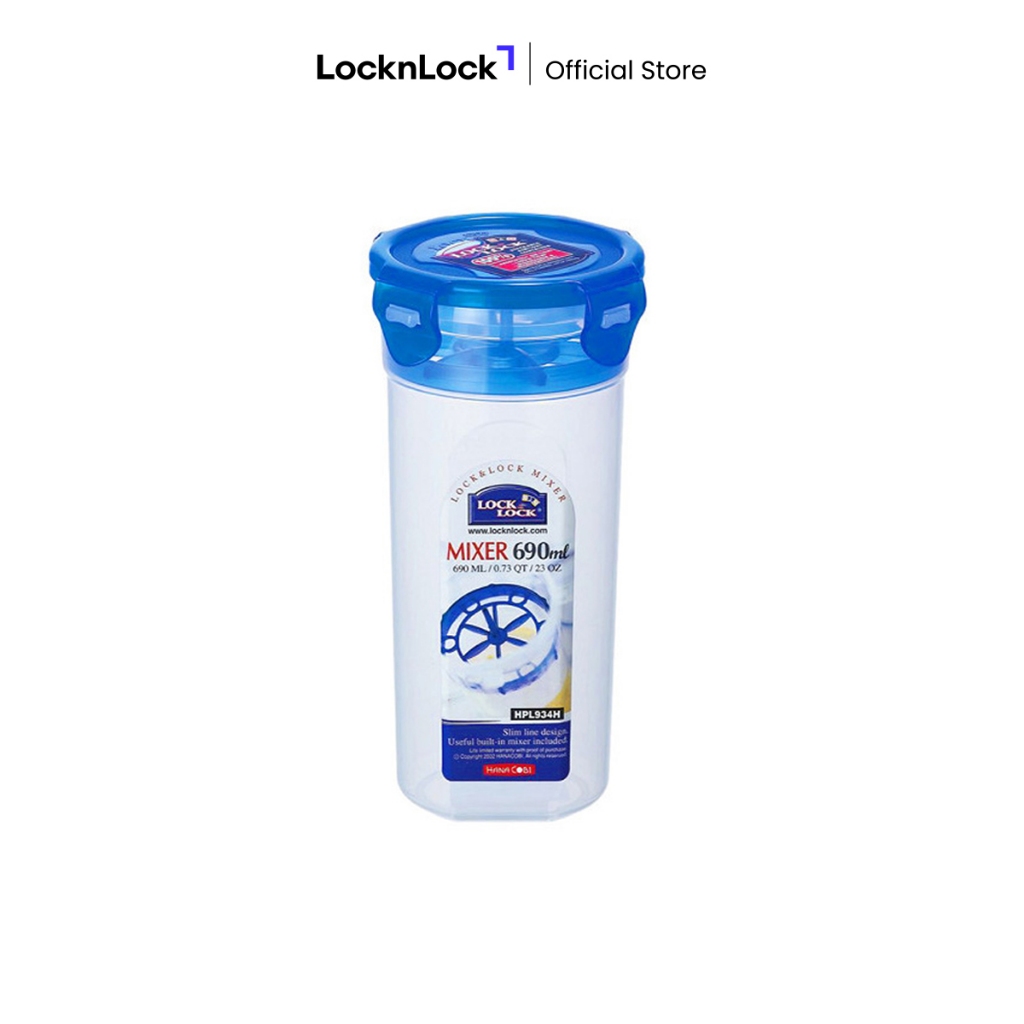 Jual LocknLock Botol Minum HPL934H - Round Tall 690mL W/Mixer | Shopee ...