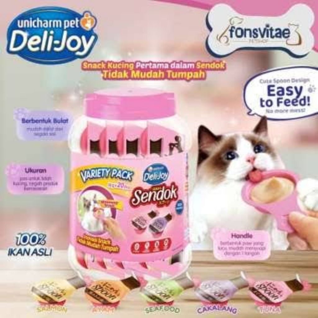 Jual DELIJOY SENDOK TOPLES ALL VARIAN 20PCS | Shopee Indonesia