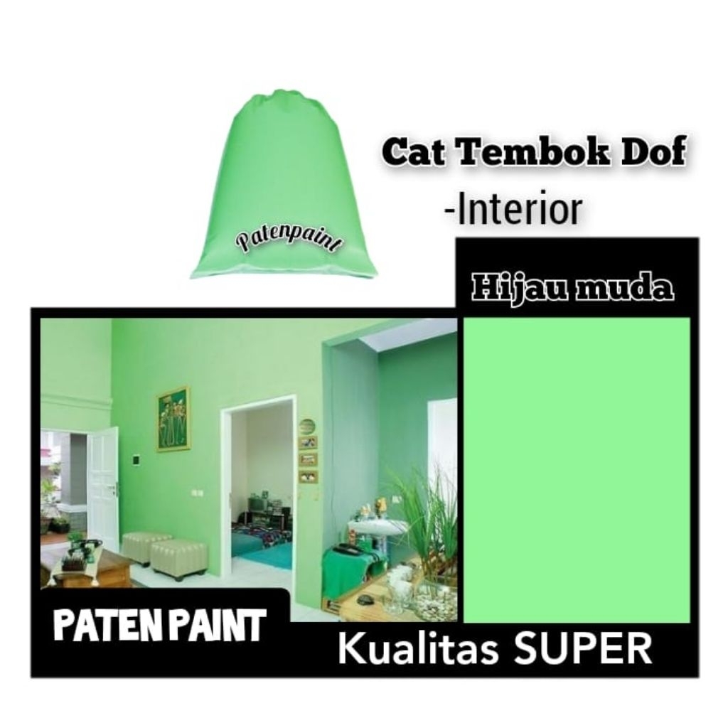 Jual cat tembok kiloan cat tembok warna hijau cat tembok termurah cat ...