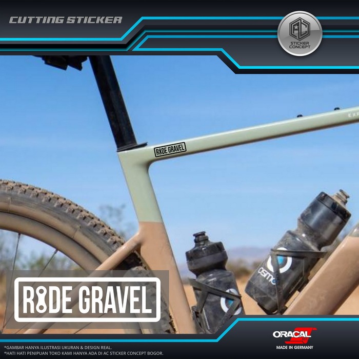 Jual Sticker Cutting Gravel Bike Stiker Untuk Frame Sepeda | Shopee ...