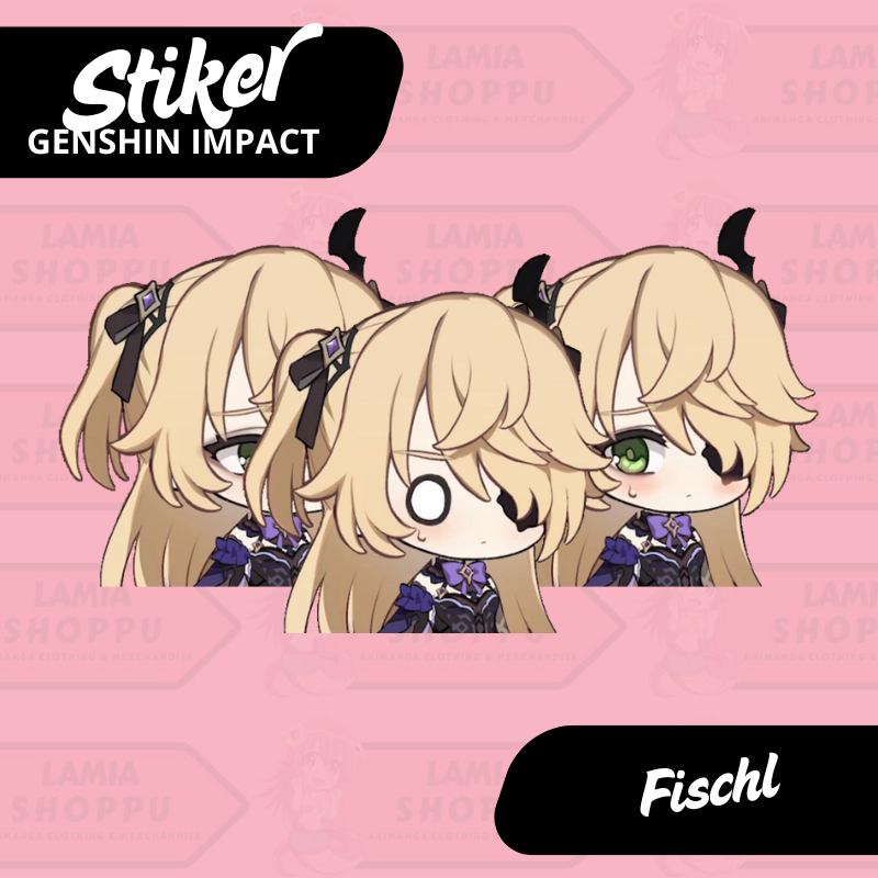 Jual Sticker Genshin Impact Fischl | Stiker Fischl Genshin | Sticker ...